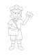 Postman coloring pages