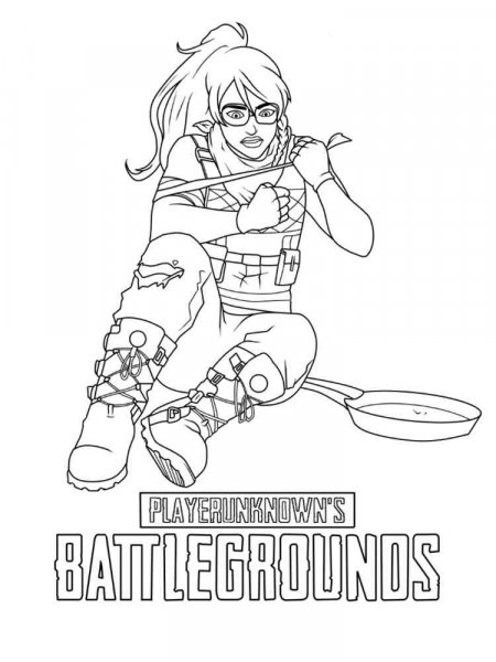 Pubg coloring pages