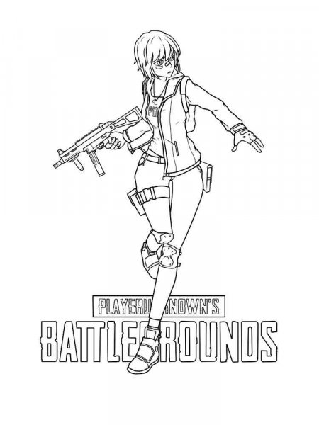 Pubg coloring pages