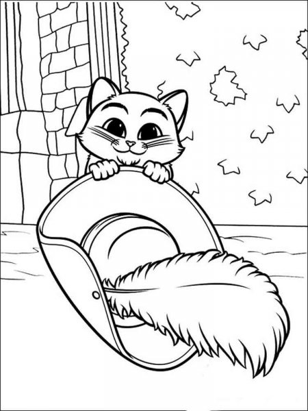 Puss in Boots coloring pages