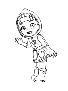 Rainbow Ruby coloring pages