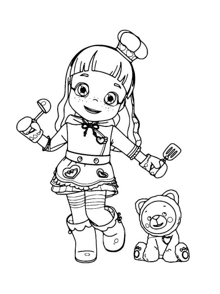 Rainbow Ruby coloring pages