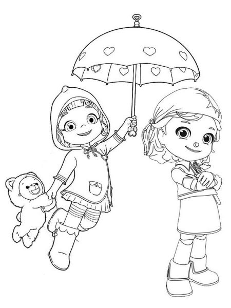 Rainbow Ruby coloring pages