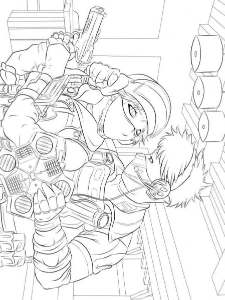 Rainbow Six Siege coloring pages