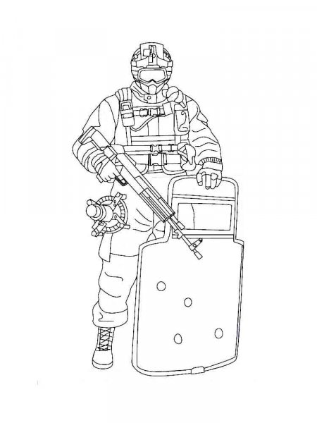 Rainbow Six Siege coloring pages