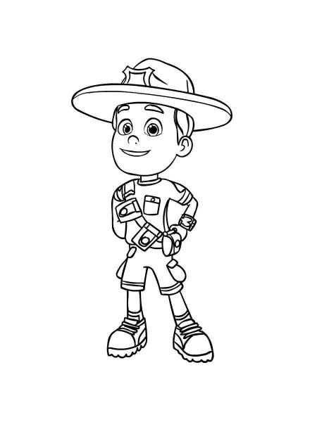 Ranger Rob coloring pages