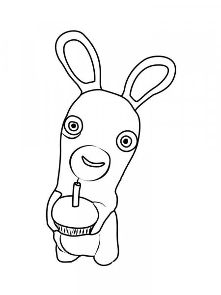 Raving Rabbids coloring pages