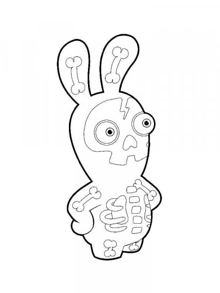 Raving Rabbids coloring pages