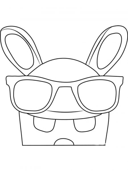 Raving Rabbids coloring pages