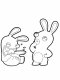 Raving Rabbids coloring pages