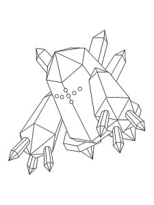 Regice Pokemon coloring pages