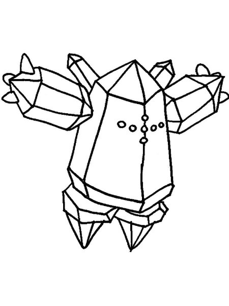 Regice Pokemon coloring pages
