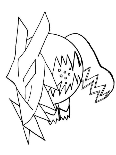 Regidrago Pokemon coloring pages