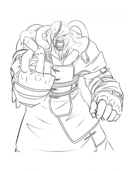 Resident Evil coloring pages
