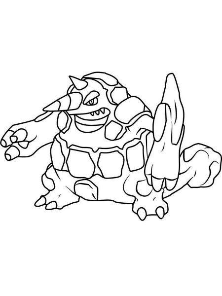 Rhyperior Pokemon coloring pages