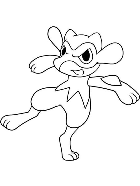 Riolu Pokemon coloring pages