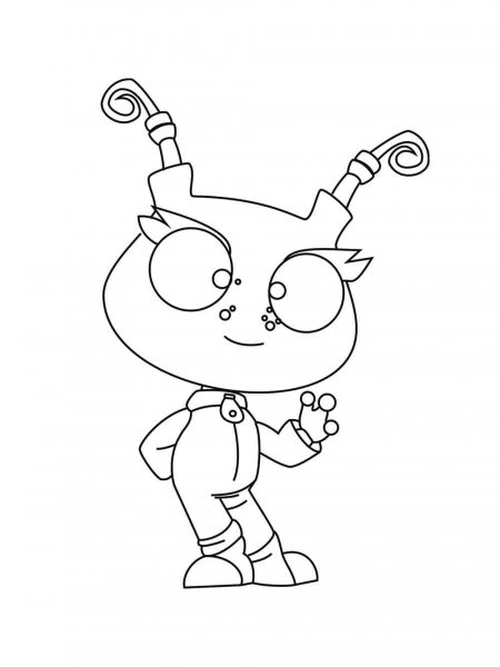 Rob The Robot coloring pages