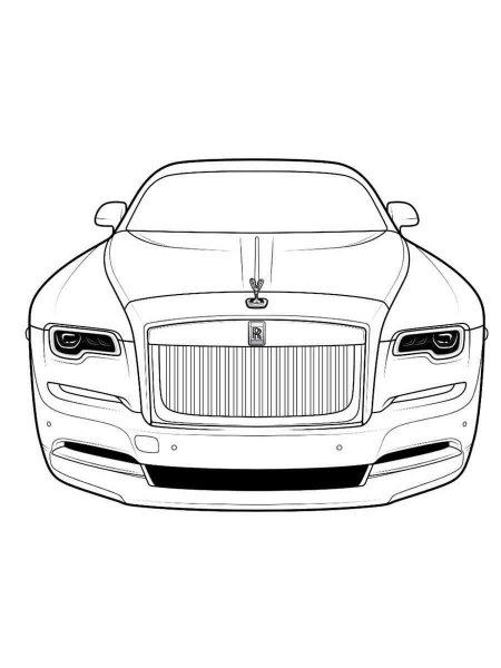 Rolls-Royce coloring pages