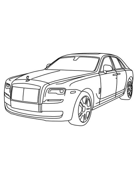 Rolls-Royce coloring pages