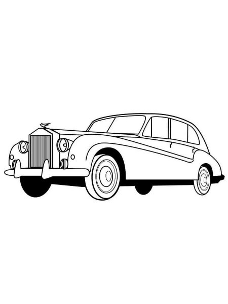 Rolls-Royce coloring pages