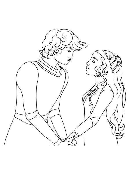 Romeo and Juliet coloring pages