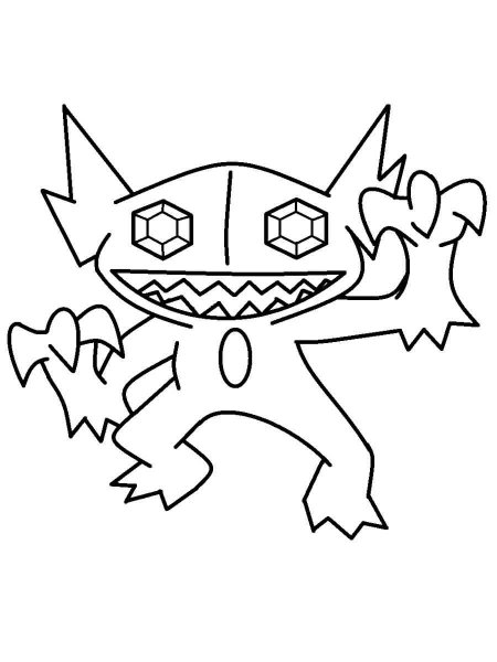 Pokemon Sableye coloring pages - Free Printable