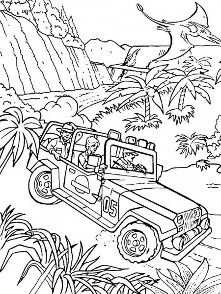 Safari coloring pages