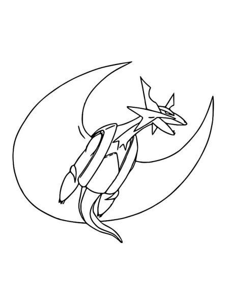 Salamence Pokemon coloring pages