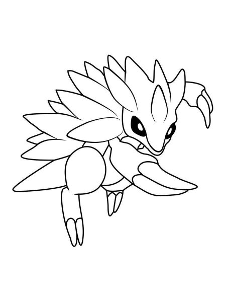 Pokemon Sandslash coloring pages - Free Printable