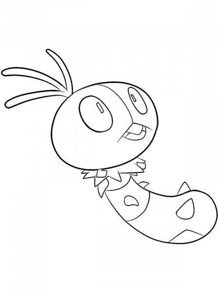 Scatterbug Pokemon coloring pages