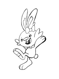 Scorbunny Pokemon coloring pages