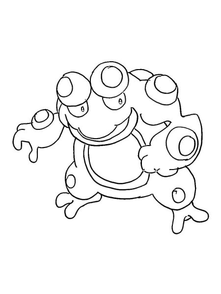 Seismitoad Pokemon coloring pages