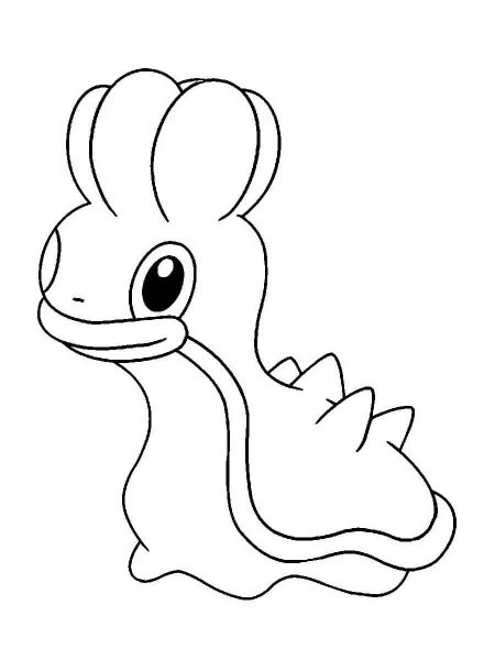 Shellos Pokemon coloring pages