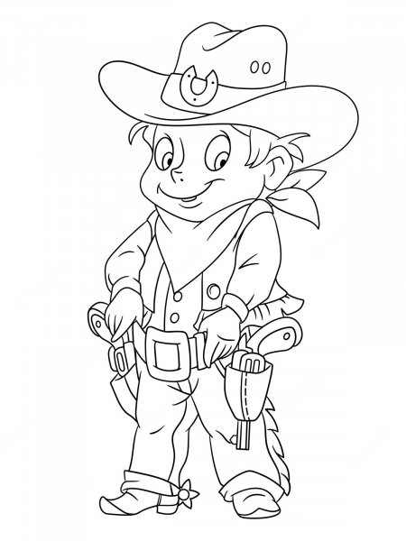 Sheriff coloring pages