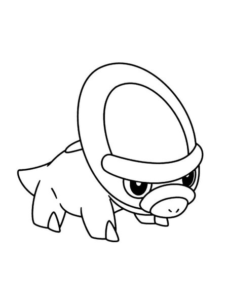 Shieldon Pokemon coloring pages