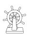 Ship's wheel coloring pages