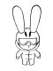 Simon Rabbit coloring pages