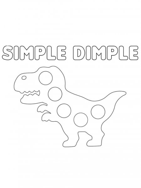 Simple Dimple coloring pages