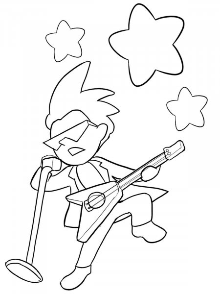 Singer coloring pages