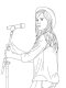Singer coloring pages