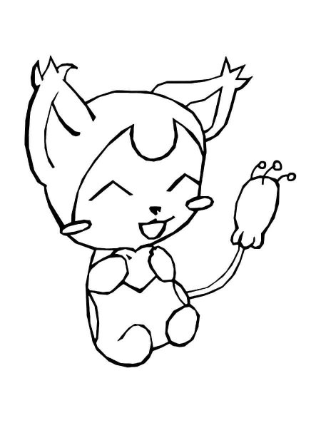 Skitty Pokemon coloring pages