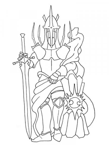 Skyrim coloring pages