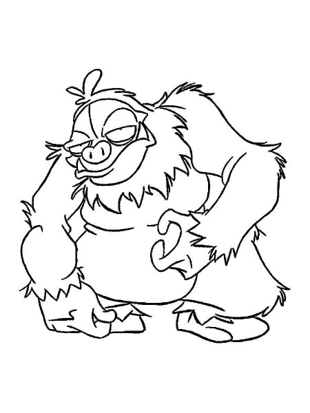 Slaking Pokemon coloring pages