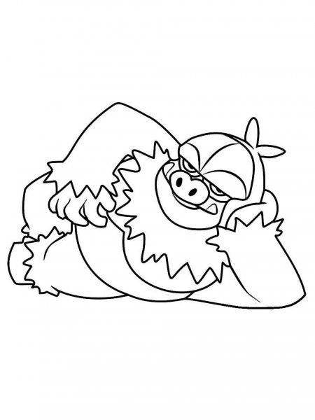 Slaking Pokemon coloring pages