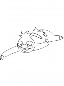 Slakoth Pokemon coloring pages