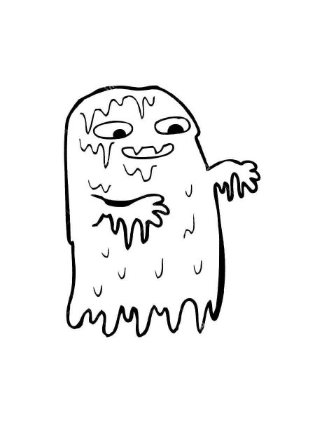 Slime coloring pages