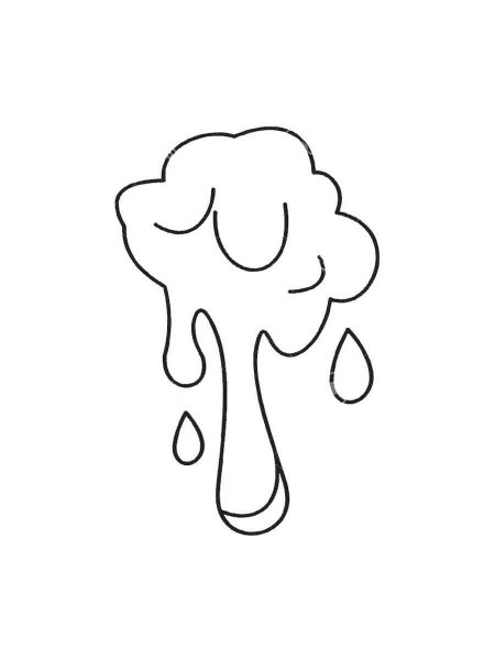 Slime coloring pages
