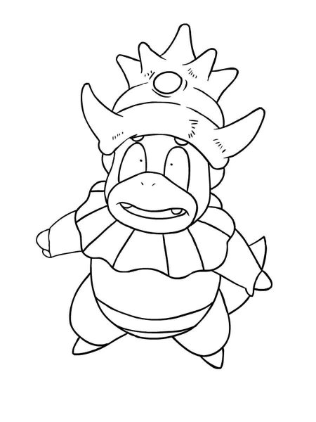 Slowking Pokemon coloring pages