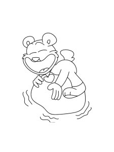 Bobby BearHug coloring pages