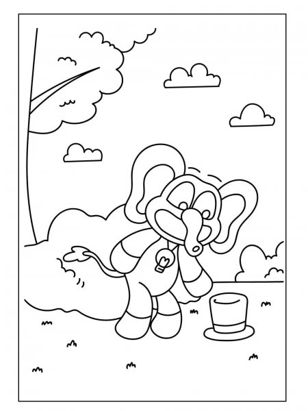 Bubba Bubbaphant coloring pages